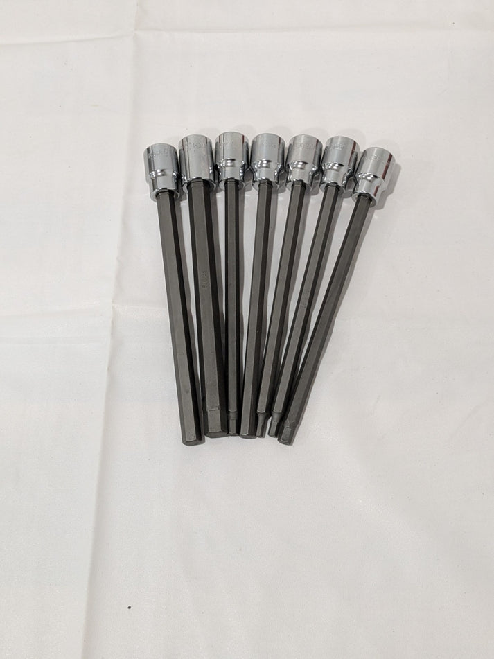 GEARWRENCH Hex Bit Socket Set: 3/8" Drive, 7 Pc, 1/8 to 3/8" Hex 82537 ...